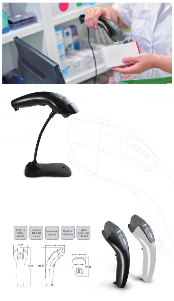 اسکنر بارکدخوان سی بن (CBON) مدل CB-N210D - شرکت مهندسی اهتمام