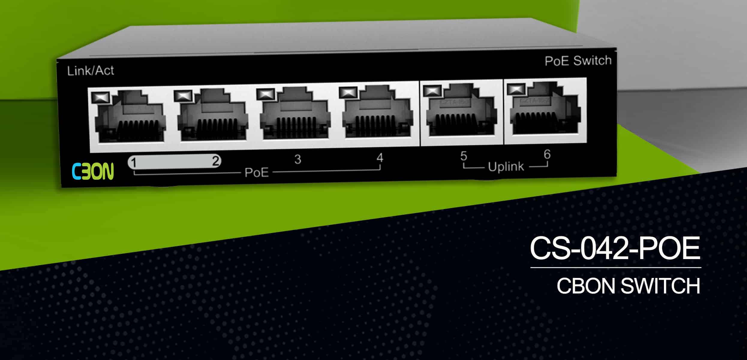 دستگاه سوئیچ CBON مدل CS-042-PoE - شرکت مهندسی اهتمام